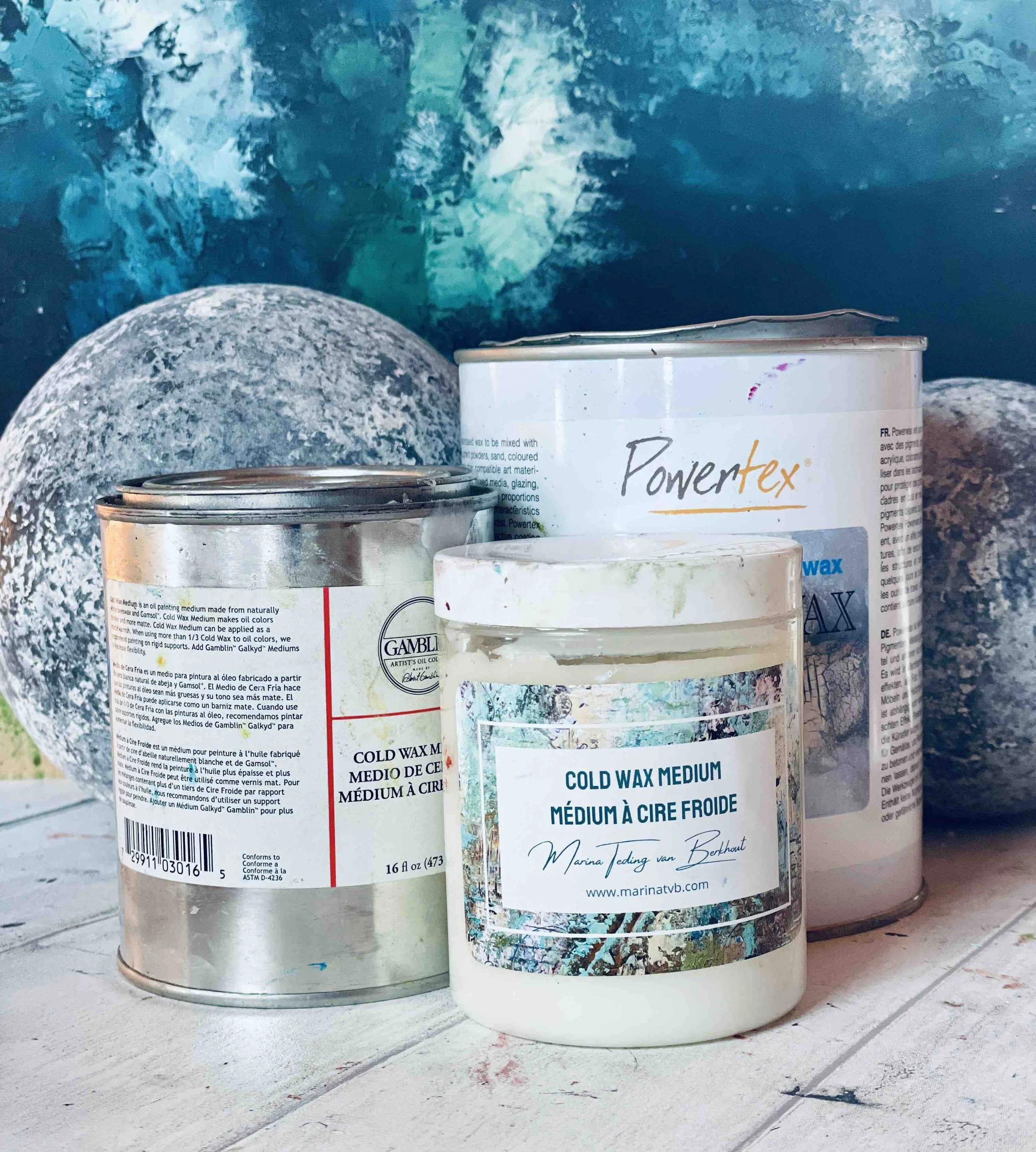 MarinaTvB_Art| Mixed Media Cold Wax Artist