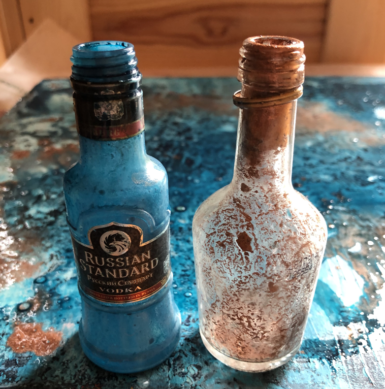 Pouring paint: cold wax and oil techniques
