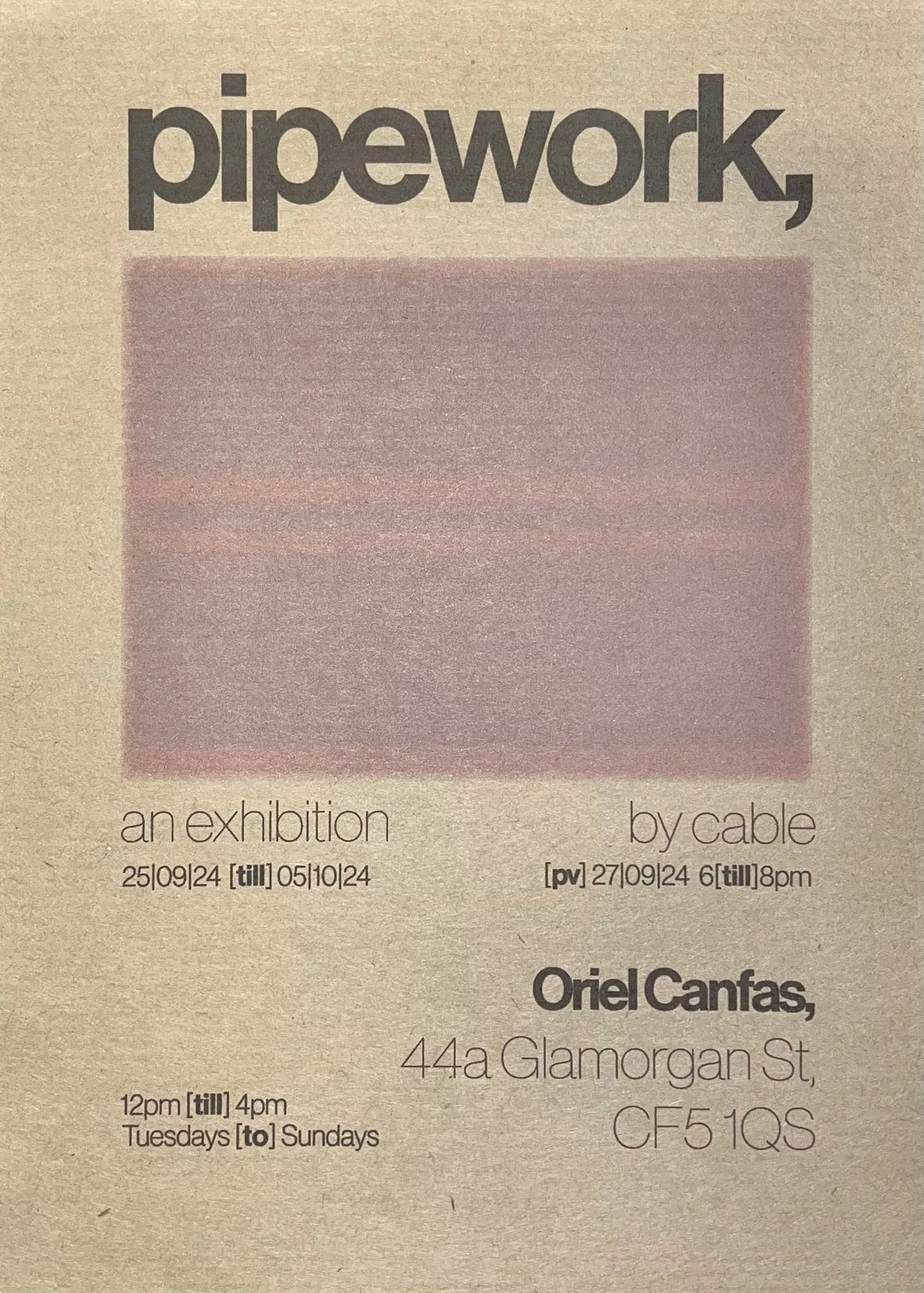 Exhibitions — Oriel Canfas