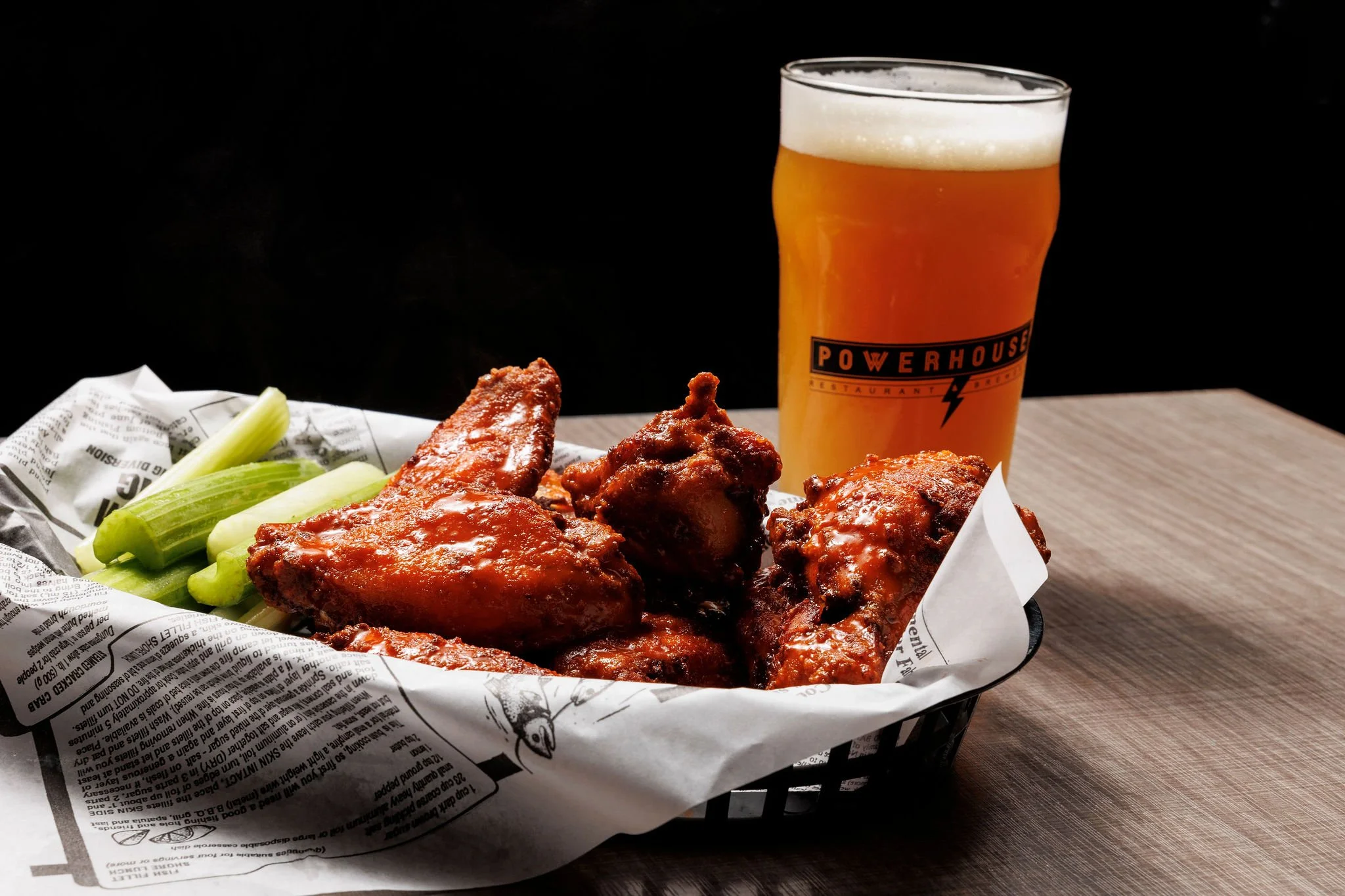 Powerhouse Brewery Food Menu — Powerhouse Restaurant and Brewery