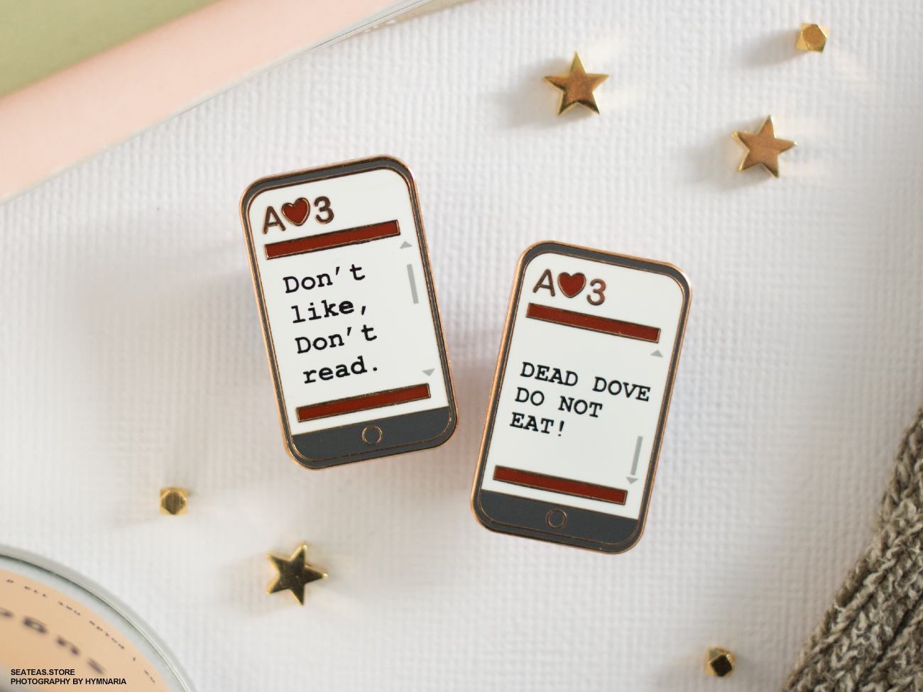 Fanfic Trope Hard Enamel Pins — SeaTeas Store