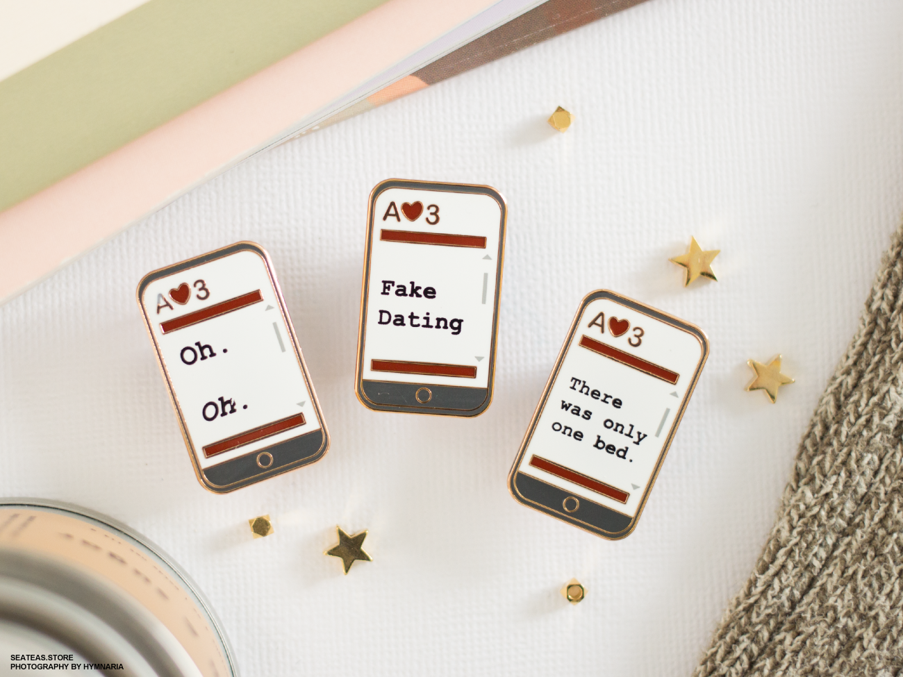 Fanfic Trope Hard Enamel Pins — SeaTeas Store