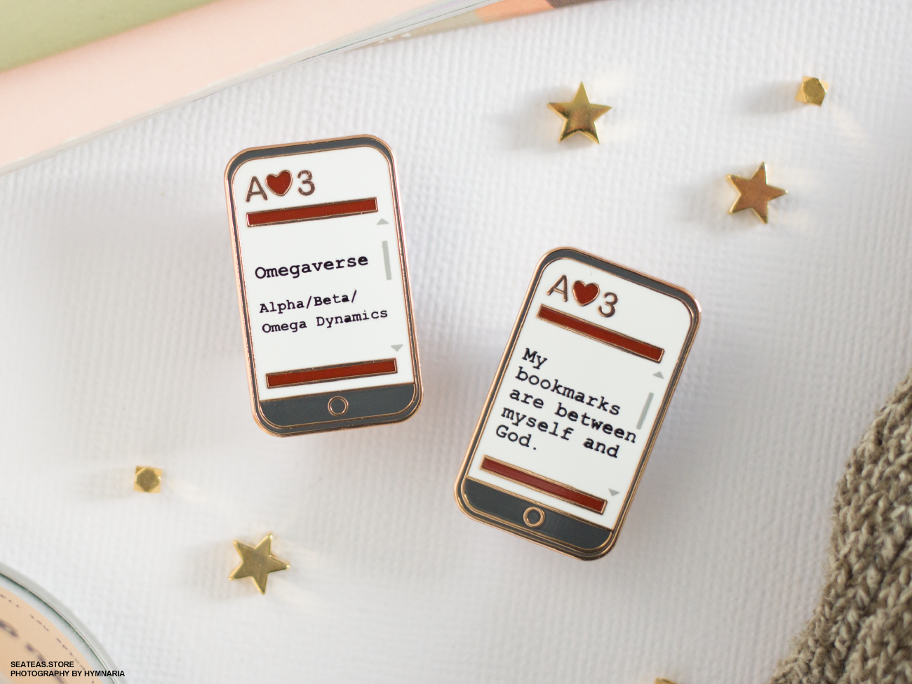 Fanfic Trope Hard Enamel Pins — SeaTeas Store