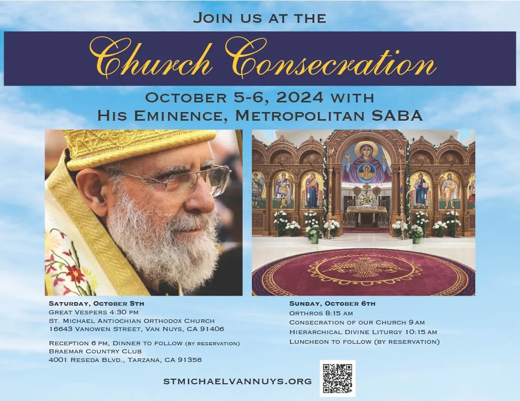 CONSECRATION — St. Michael Church