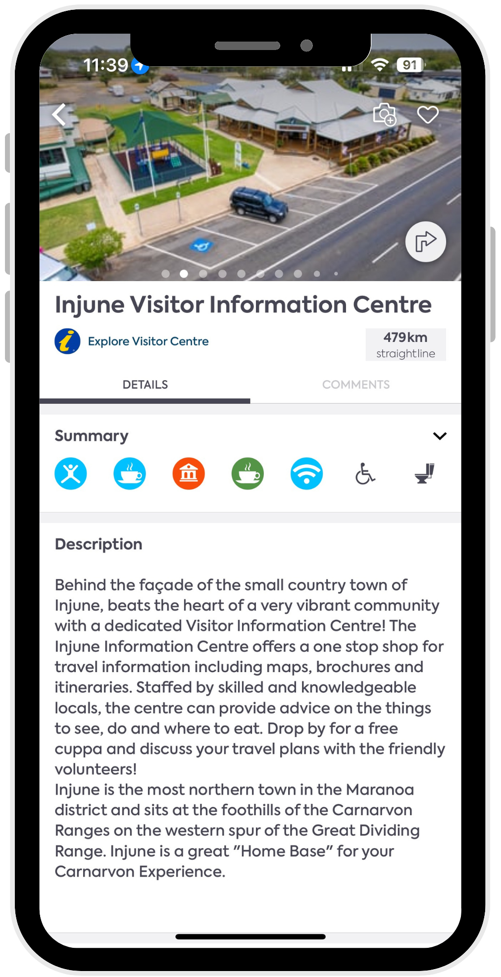 Injune Audio Guide — Australian Visitor Centres App