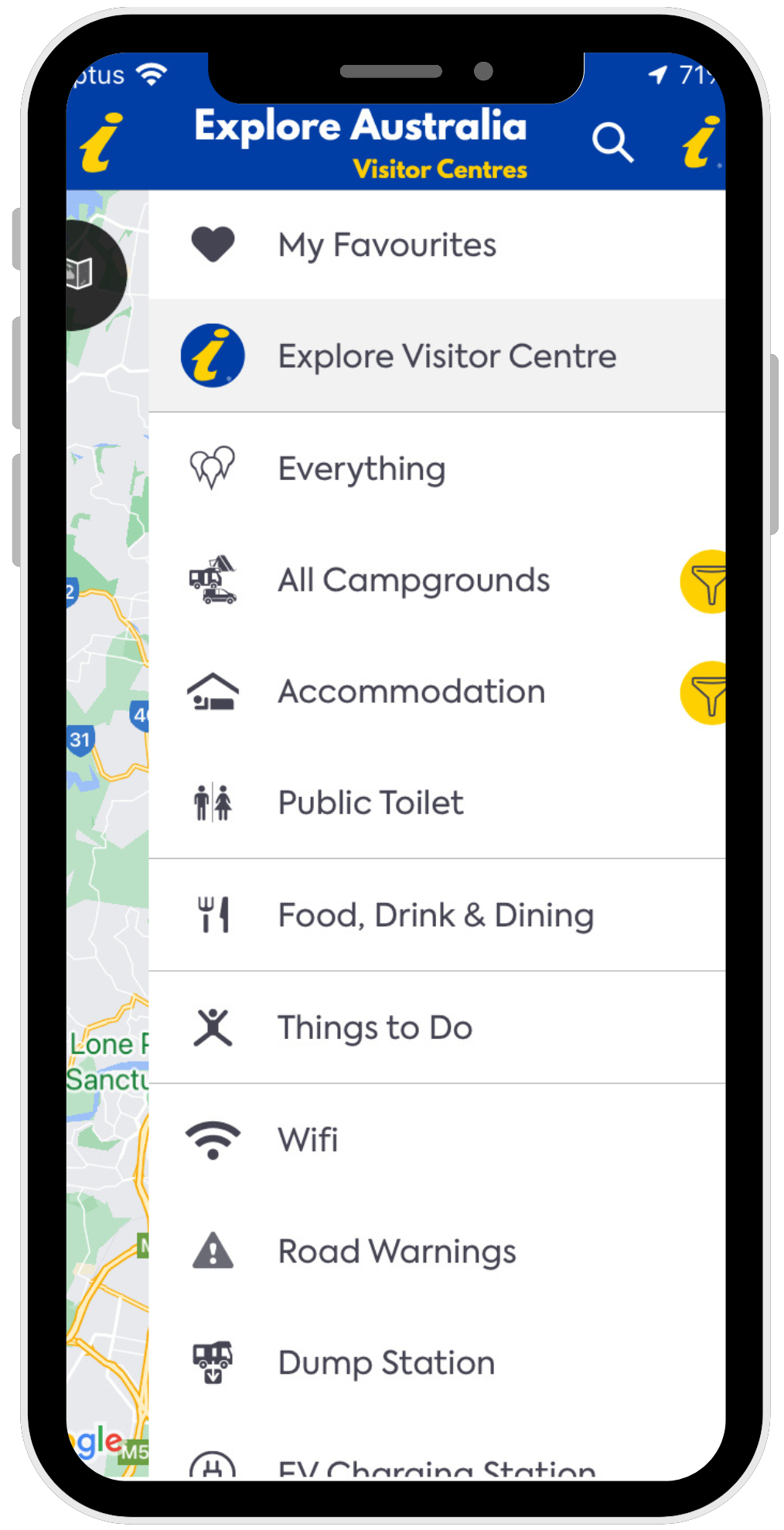 Australian Visitor Centres App