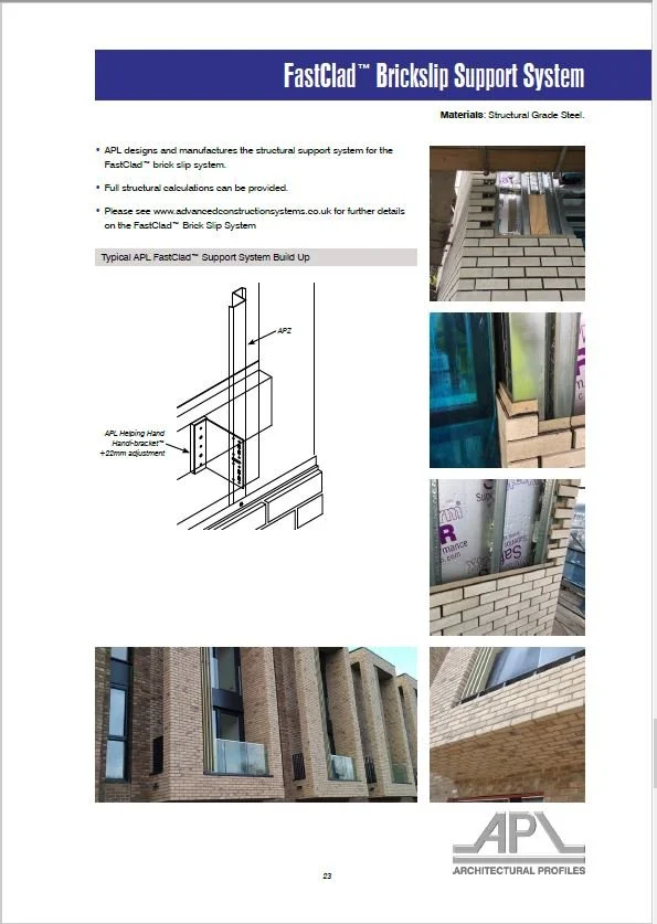 Brick Slip Cladding System - FastClad A2 | Brick Slips | ACS