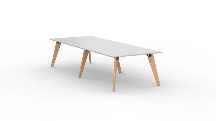 Folio Table Range: Solid Oak Leg Office Tables | Natural Design ...