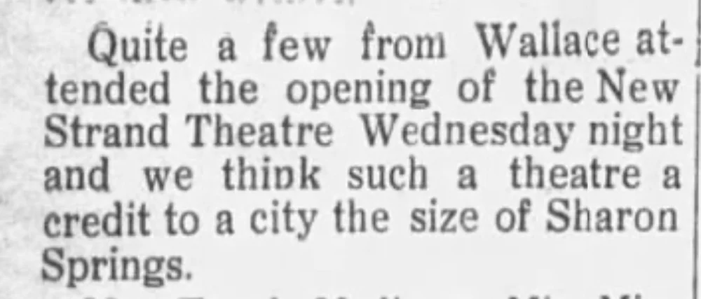 History — The Strand Theater