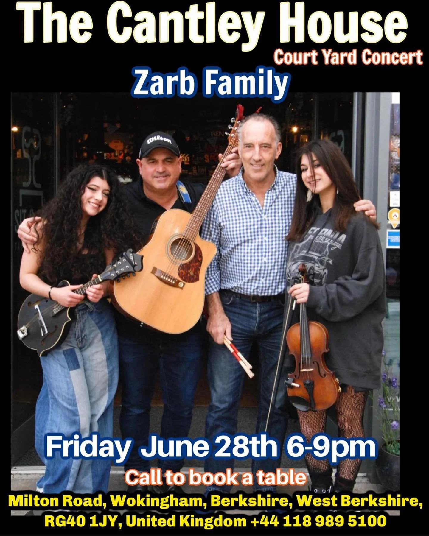 Menu 1 — The Stables