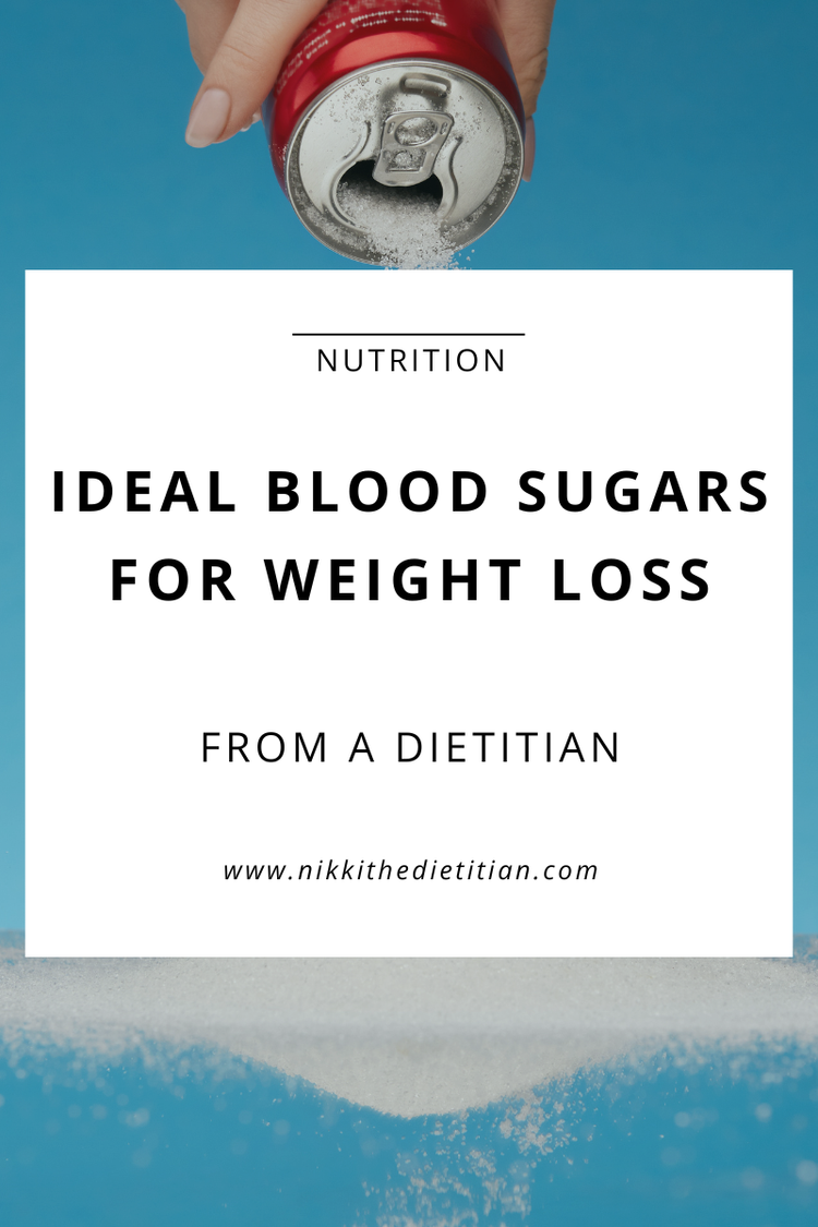 Ideal Blood Sugar Levels for Weight Loss From a Registered Dietitian ...