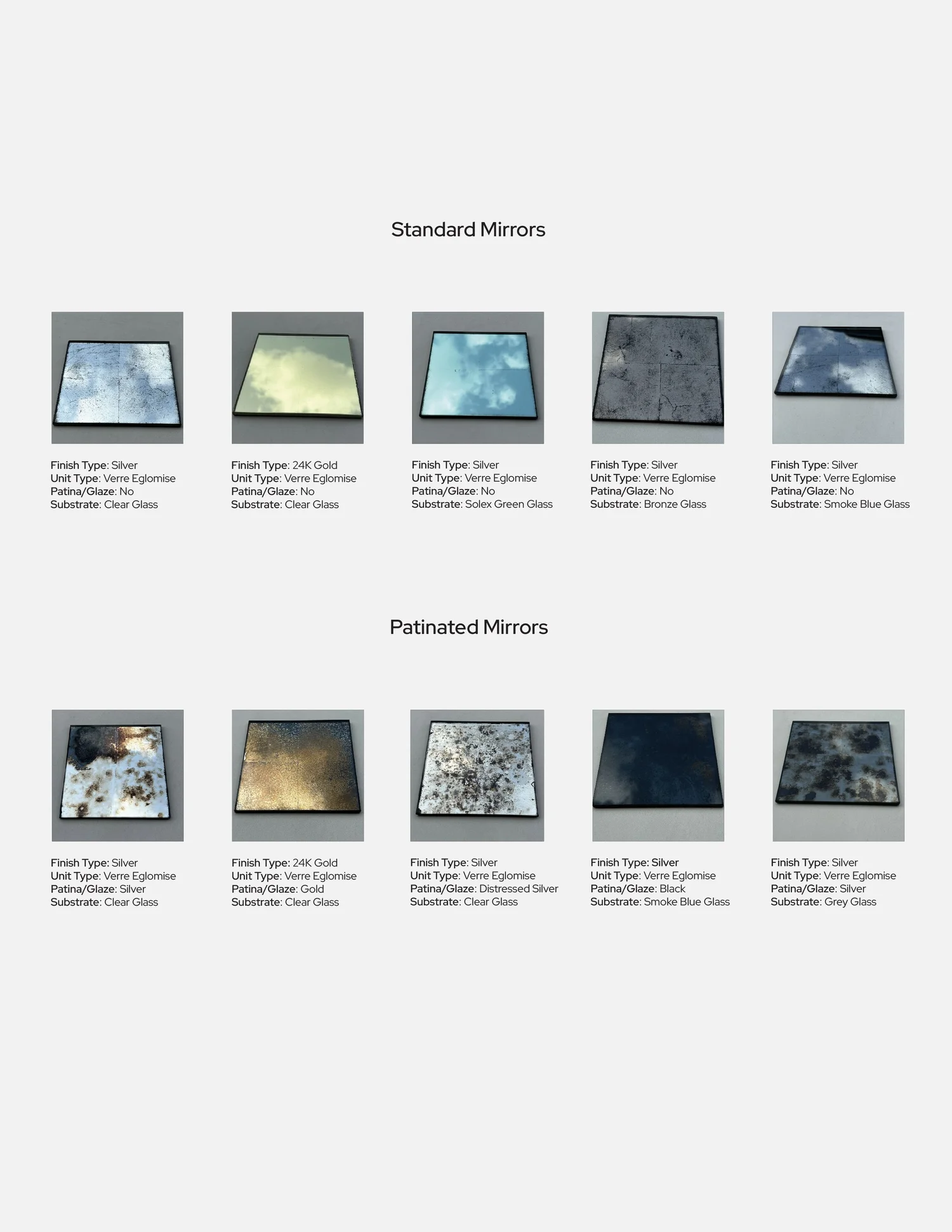 Antique Mirror Finishes — Artistic Finishes