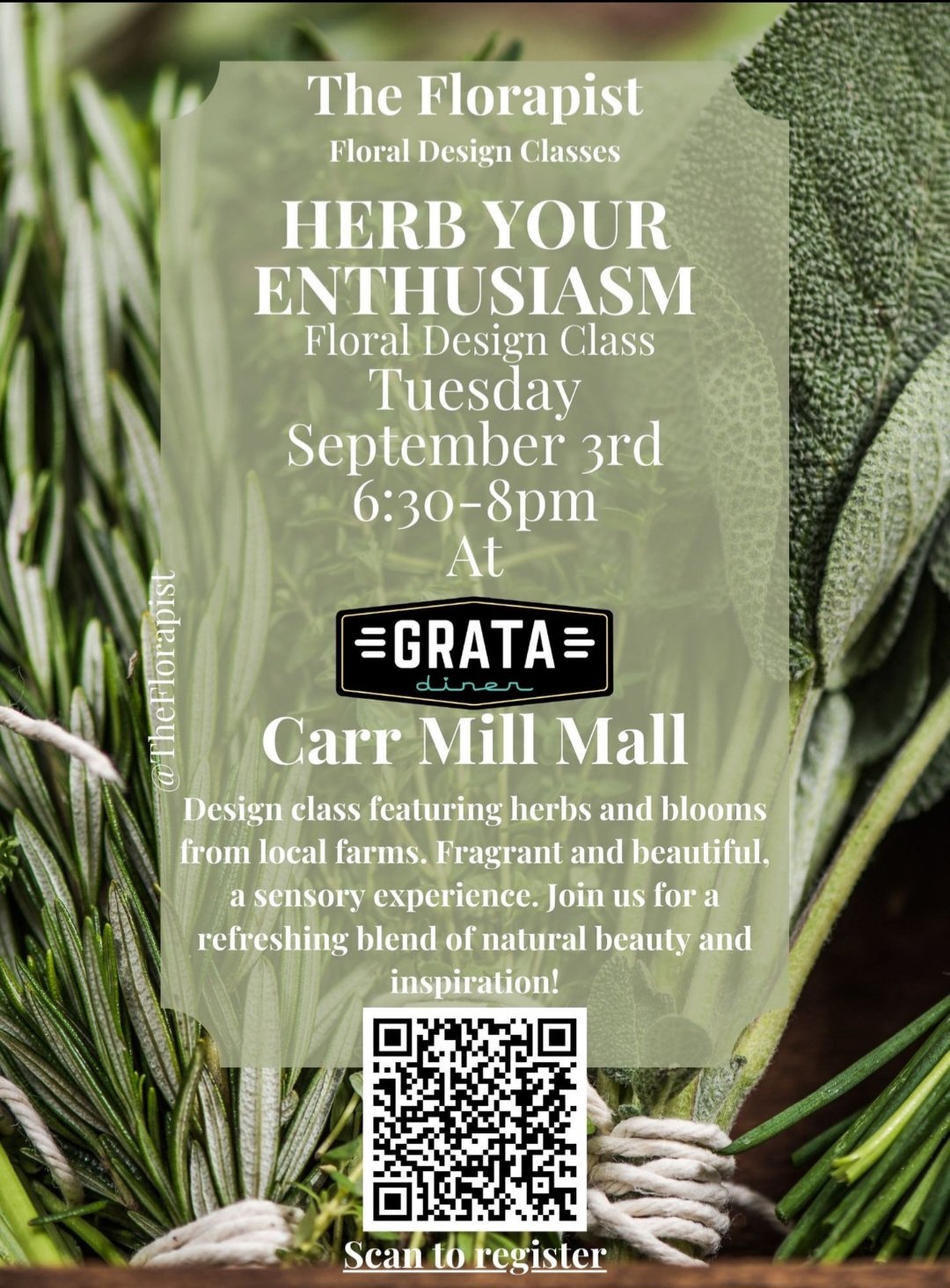 The Florapist Raleigh Floral arrangements | wedding flowers | Raleigh floral design classes