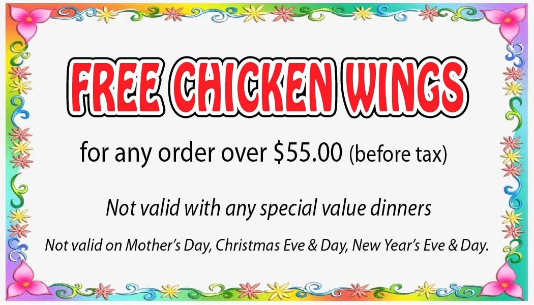 Menu — Cheung's Restaurant