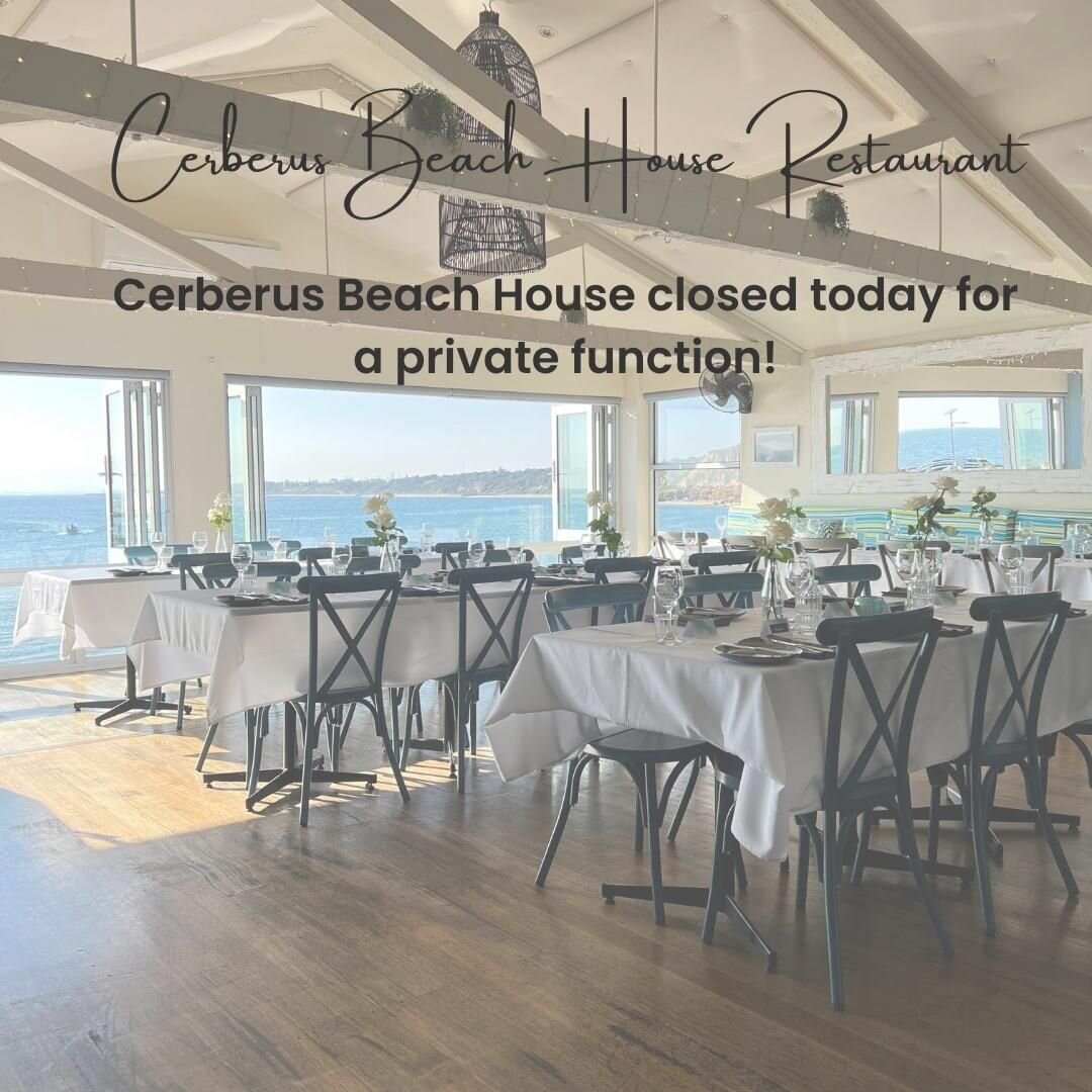 Our Restaurant — Cerberus Beach House