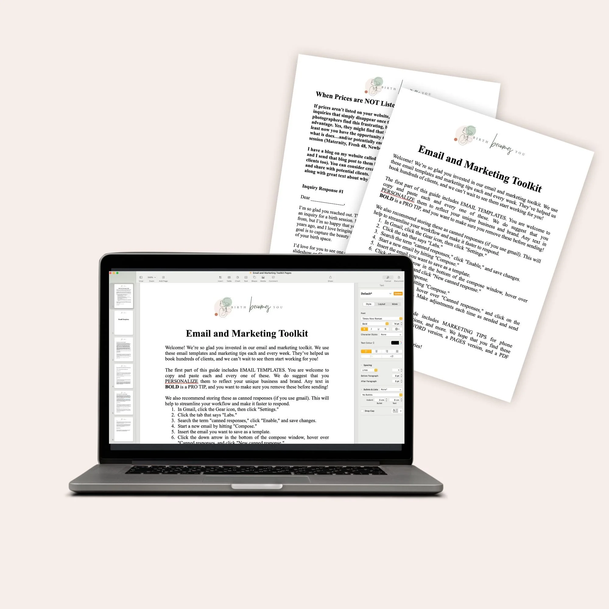 Email and Marketing - Toolkit - Updated with Covid Responses — Birth ...