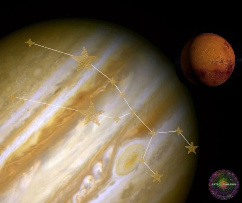 Jupiter-Mars Conjunction In Taurus 2024, Sidereal Position — Astro Solaris