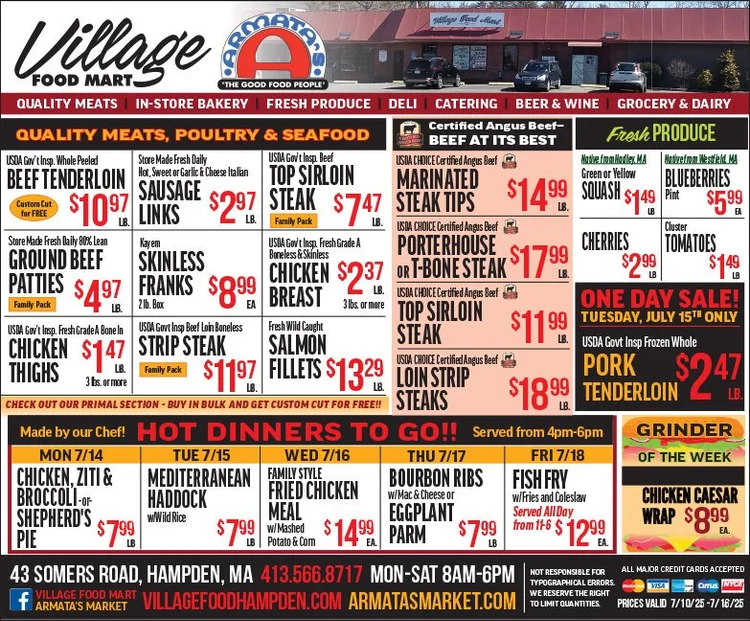 Weekly Sales — Village Food Mart