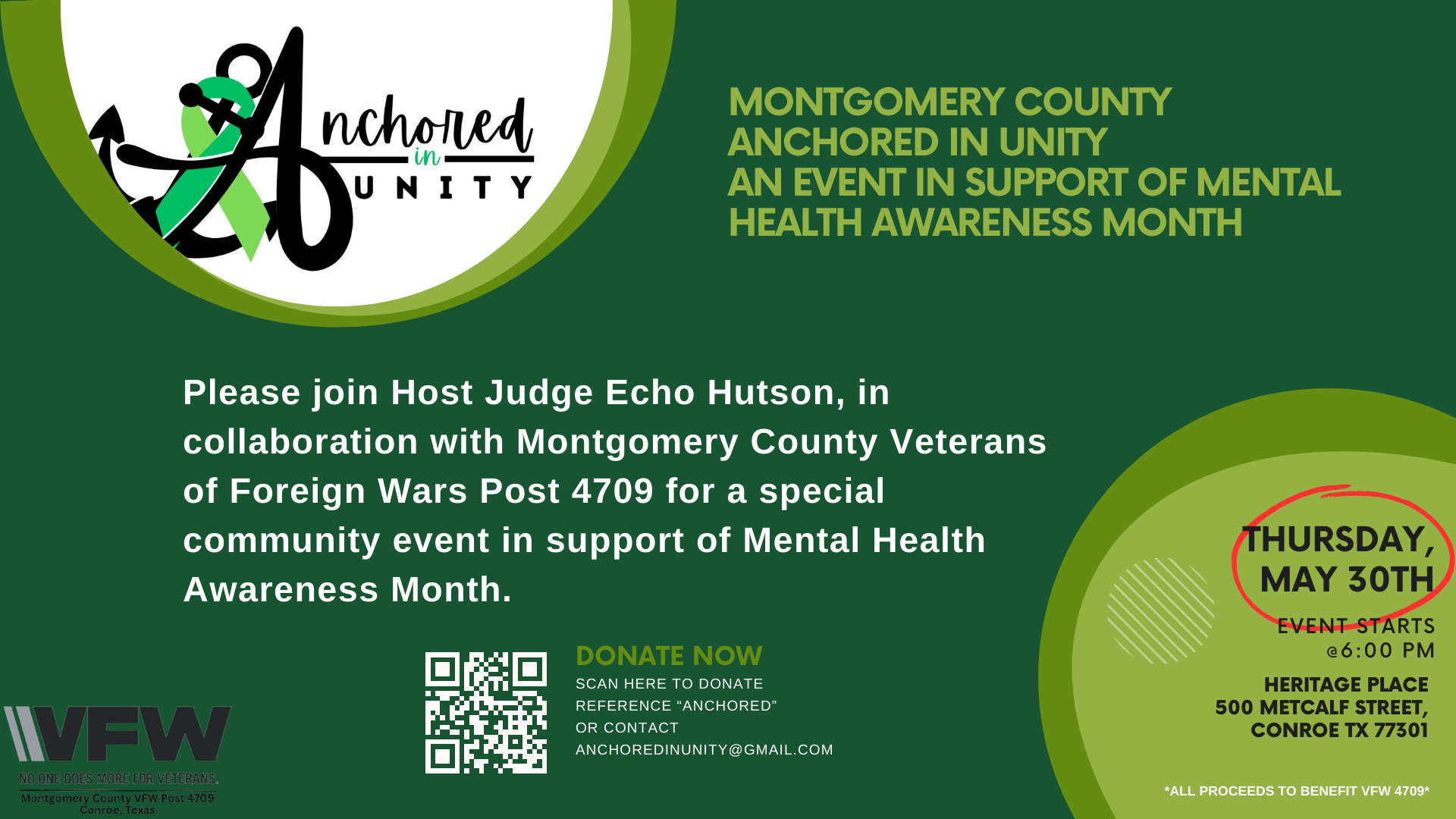 Anchored in Unity - MoCo Support of Mental Health Awareness Month ...