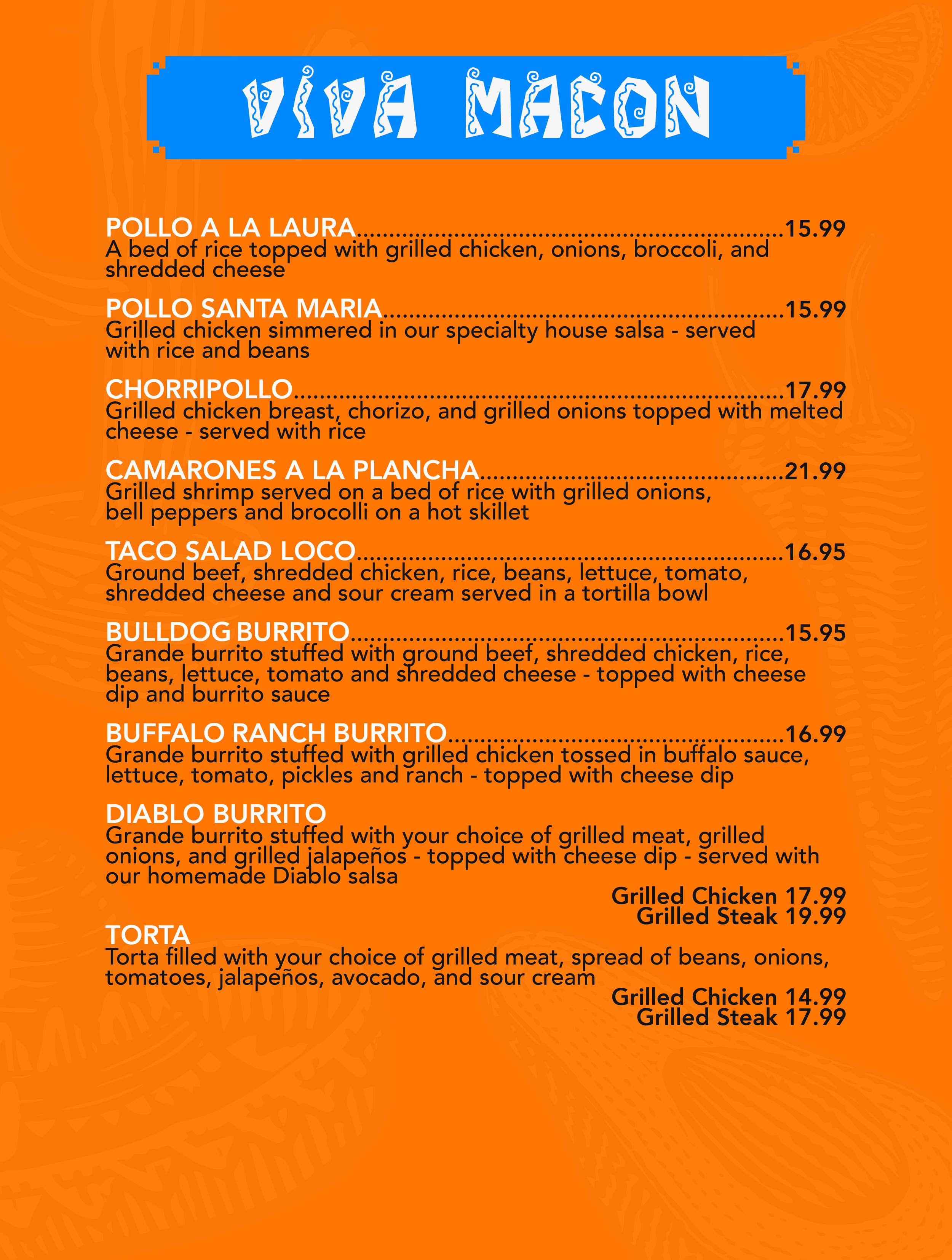 Menu | Discover Delicious Fare — Pedro's Tacos & Tequila Bar