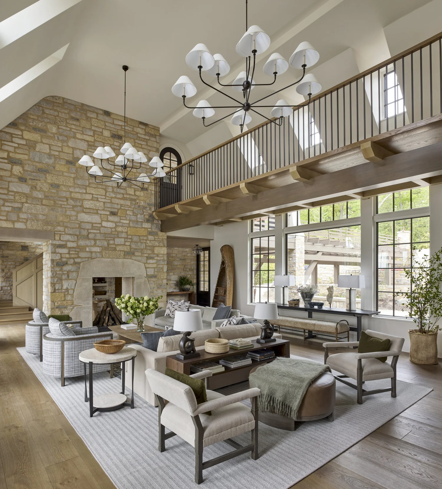 Breathtaking Lake Geneva Lake House | Elizabeth Krueger Design