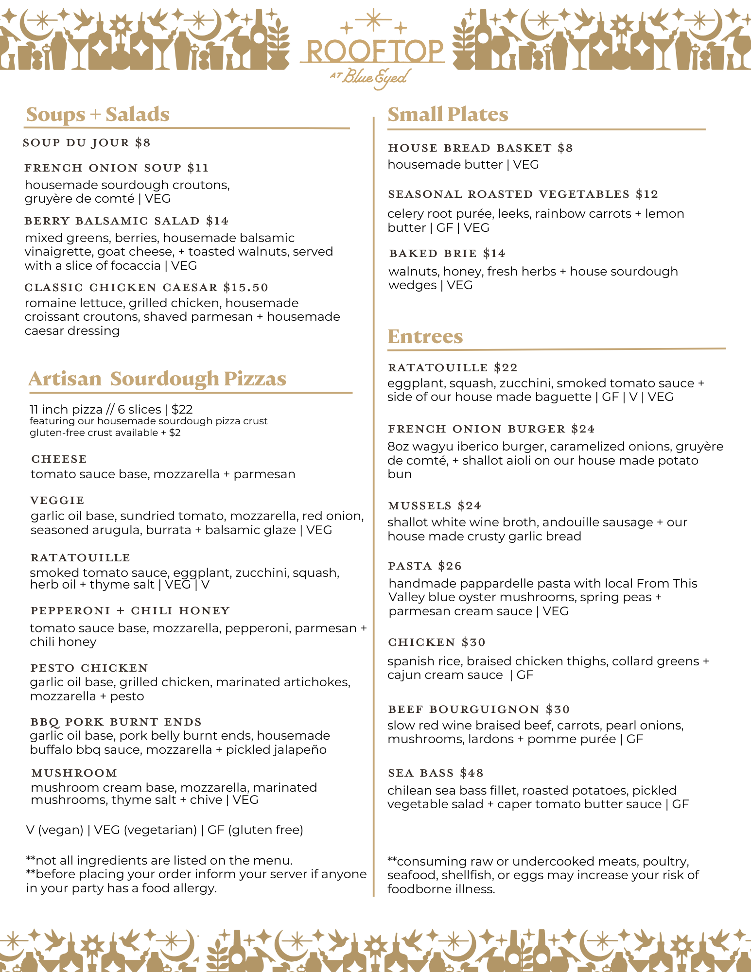 Blue Eyed Baker's Menu - Artisan Baked Delights in East Aurora, NY