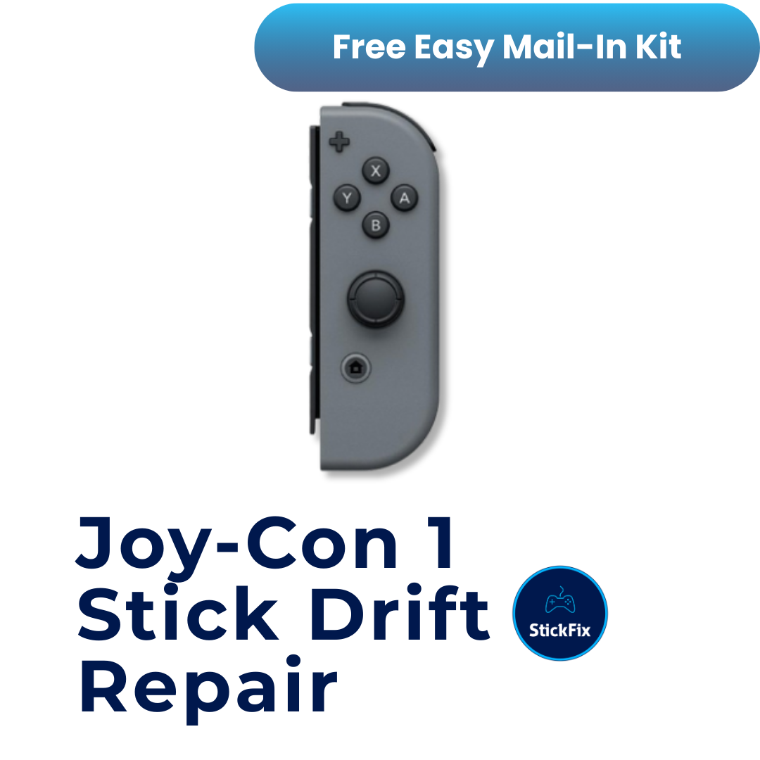 1x Nintendo Switch Joy-Con 1 Controller: Stick Drift Repair — StickFix ...