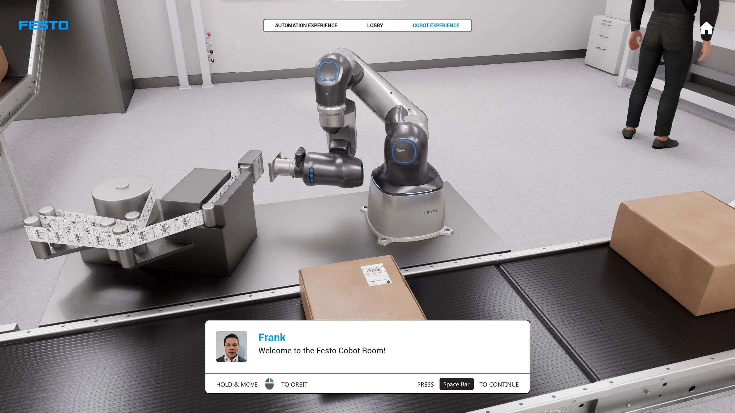 Festo Virtual Product Demo — Theia Interactive