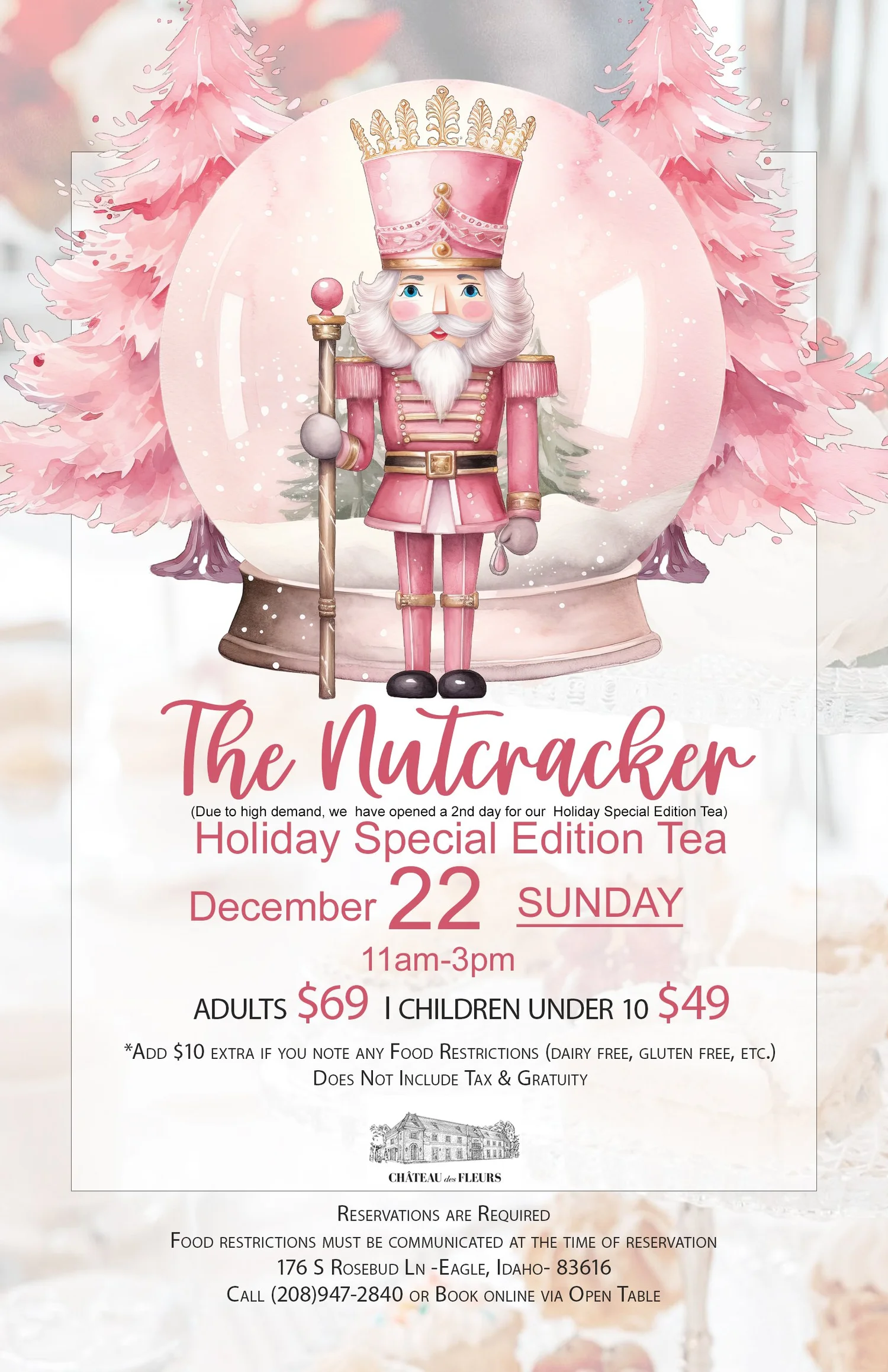 Chateau Hosted Events — Chateau des Fleurs