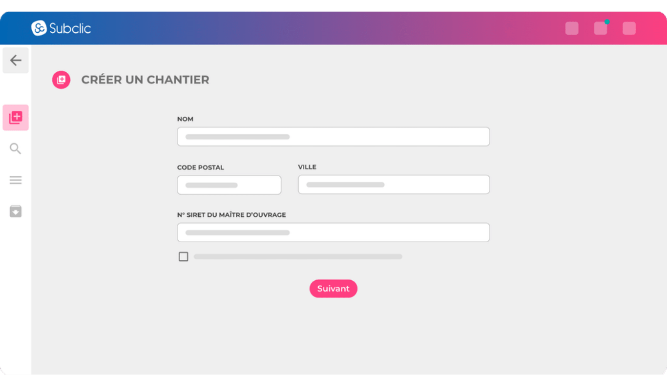 Contractant général ? Gagnez du temps avec Subclic — Subclic
