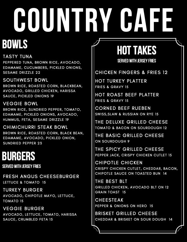 Country Cafe Wyckoff