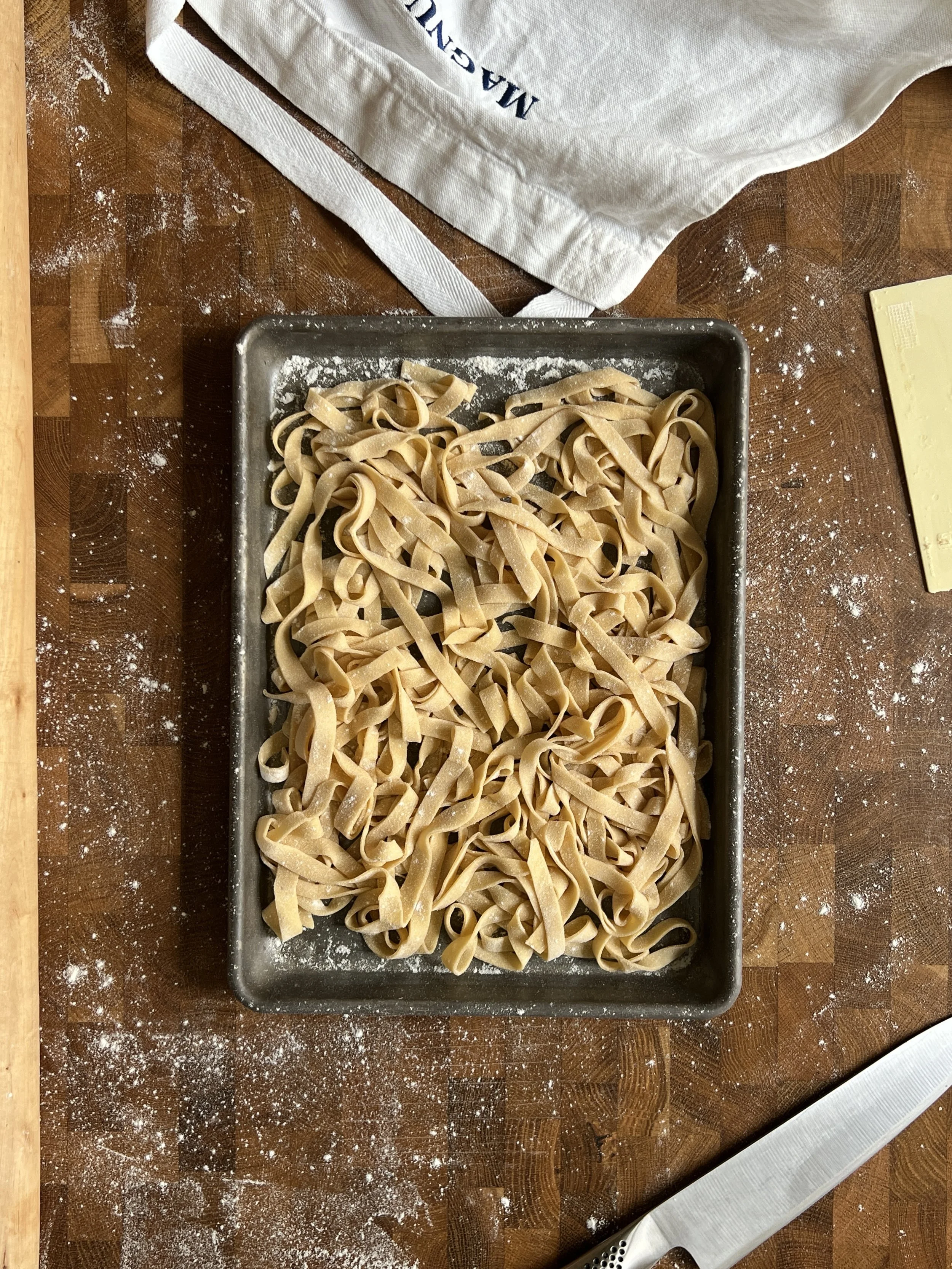 Fersk pasta — sultne gutter