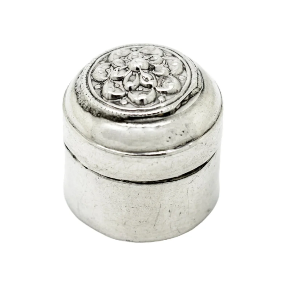 Indian / Burmese Colonial silver belt buckle with deities, snakes and ...
