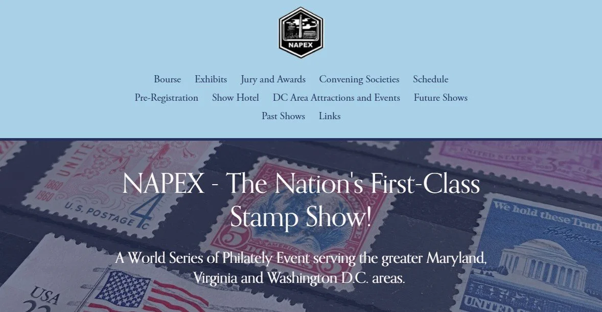 New NAPEX website 2025 — National Philatelic Exhibitions of Washington ...