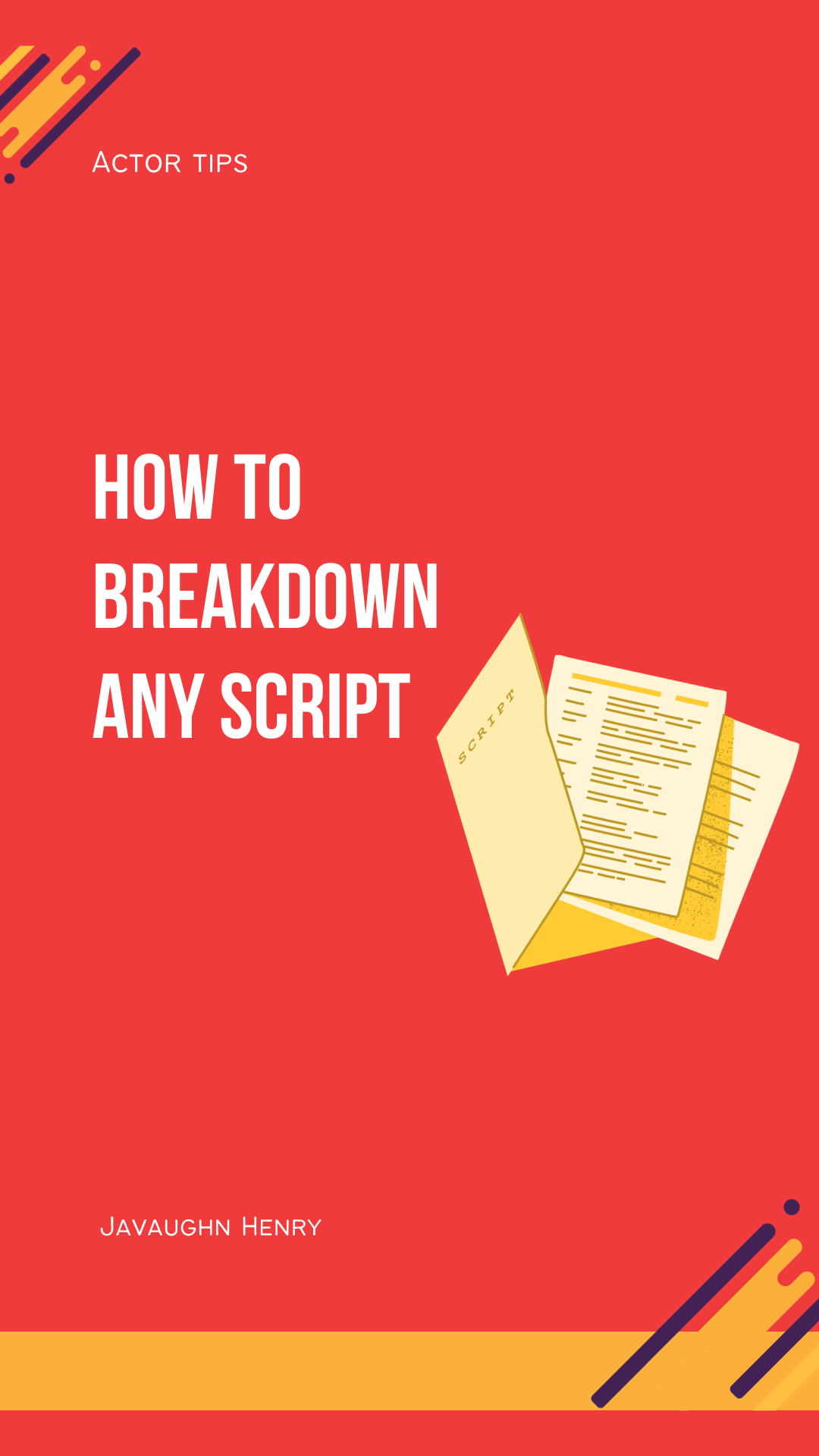How to Break Down any Script (PDF) — That Voice Box