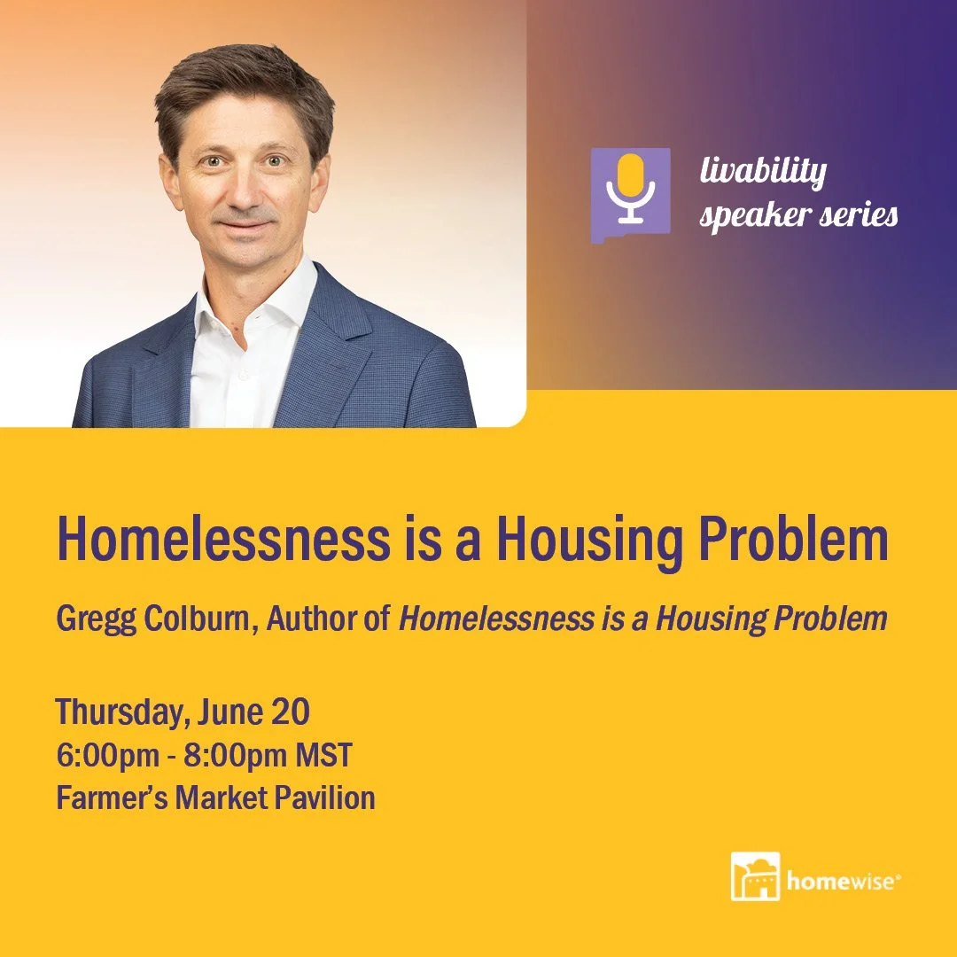 Homelessness is a Housing Problem — Livability Speaker Series