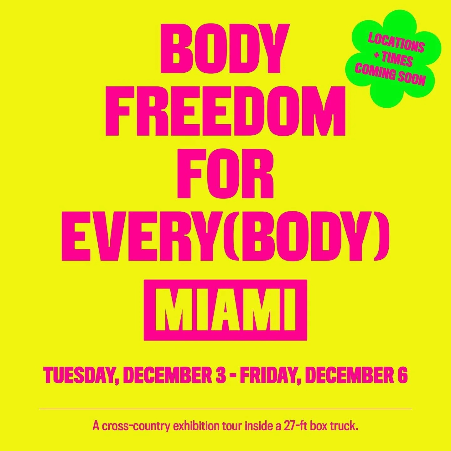 BODY FREEDOM FOR EVERY(BODY)