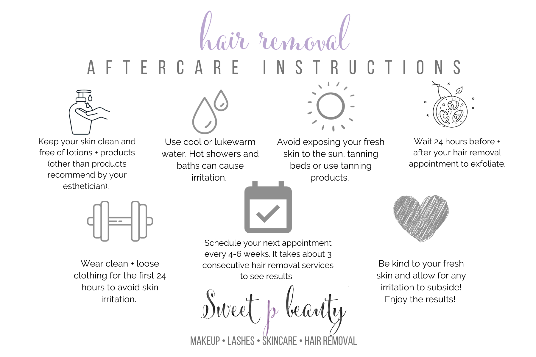 Aftercare Sweet P Beauty Aftercare Sweet P Beauty