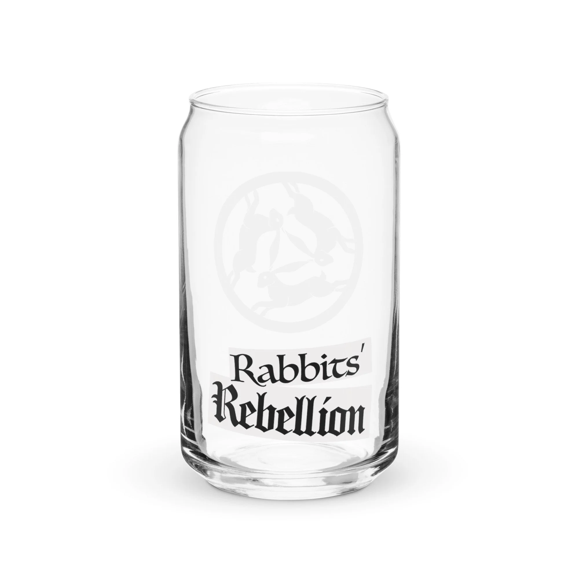 Rabbits Rebellion Can-shaped glass — Rabbits' Rebellion