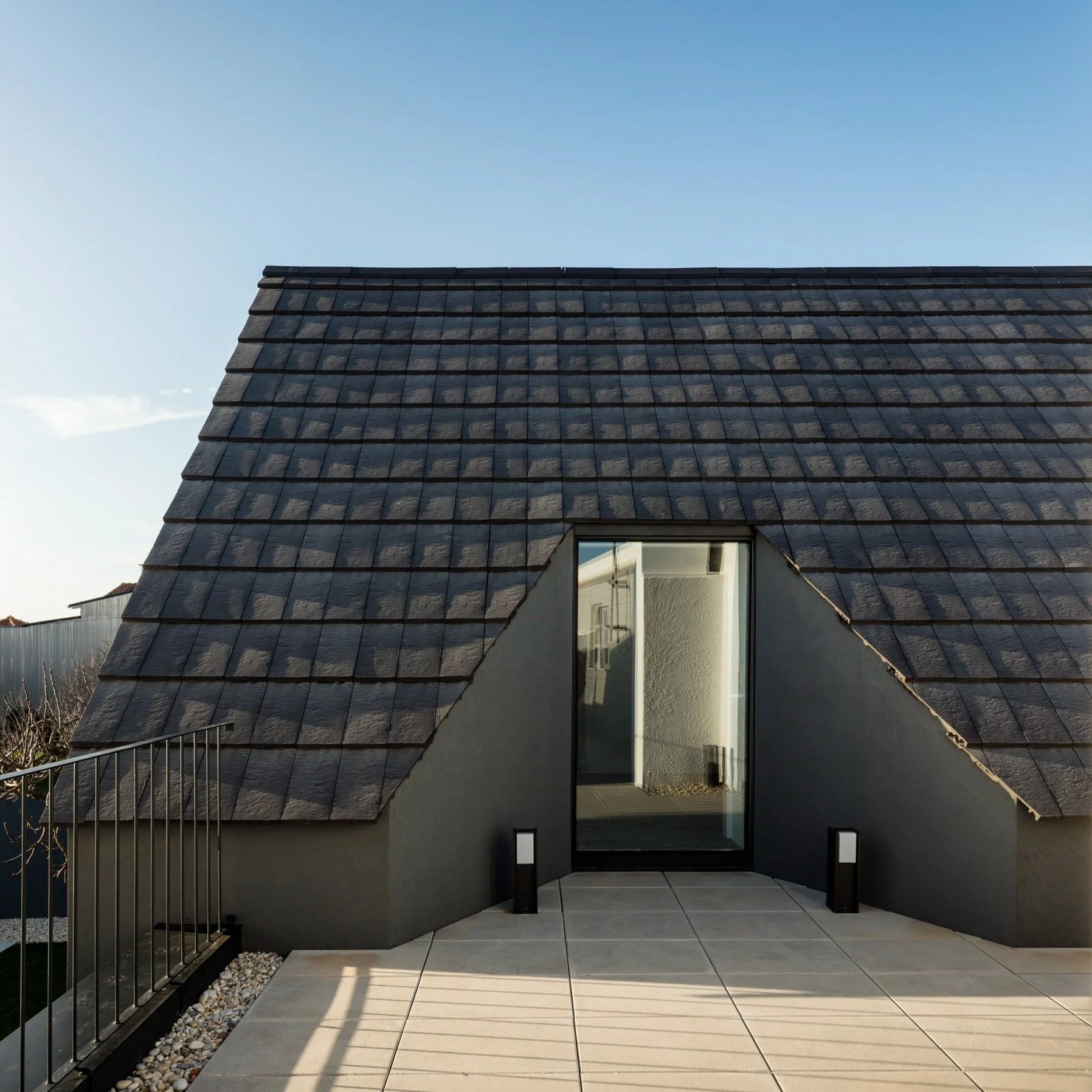 Contemporary Slate Roof Contemporary Roofing System For Passive Home