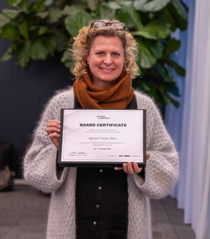 Board Certificate — Friese Skov Consulting