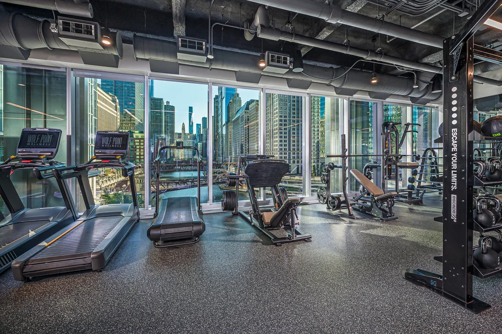 Salesforce Tower Corporate Fitness Facility — The Fitness Connection