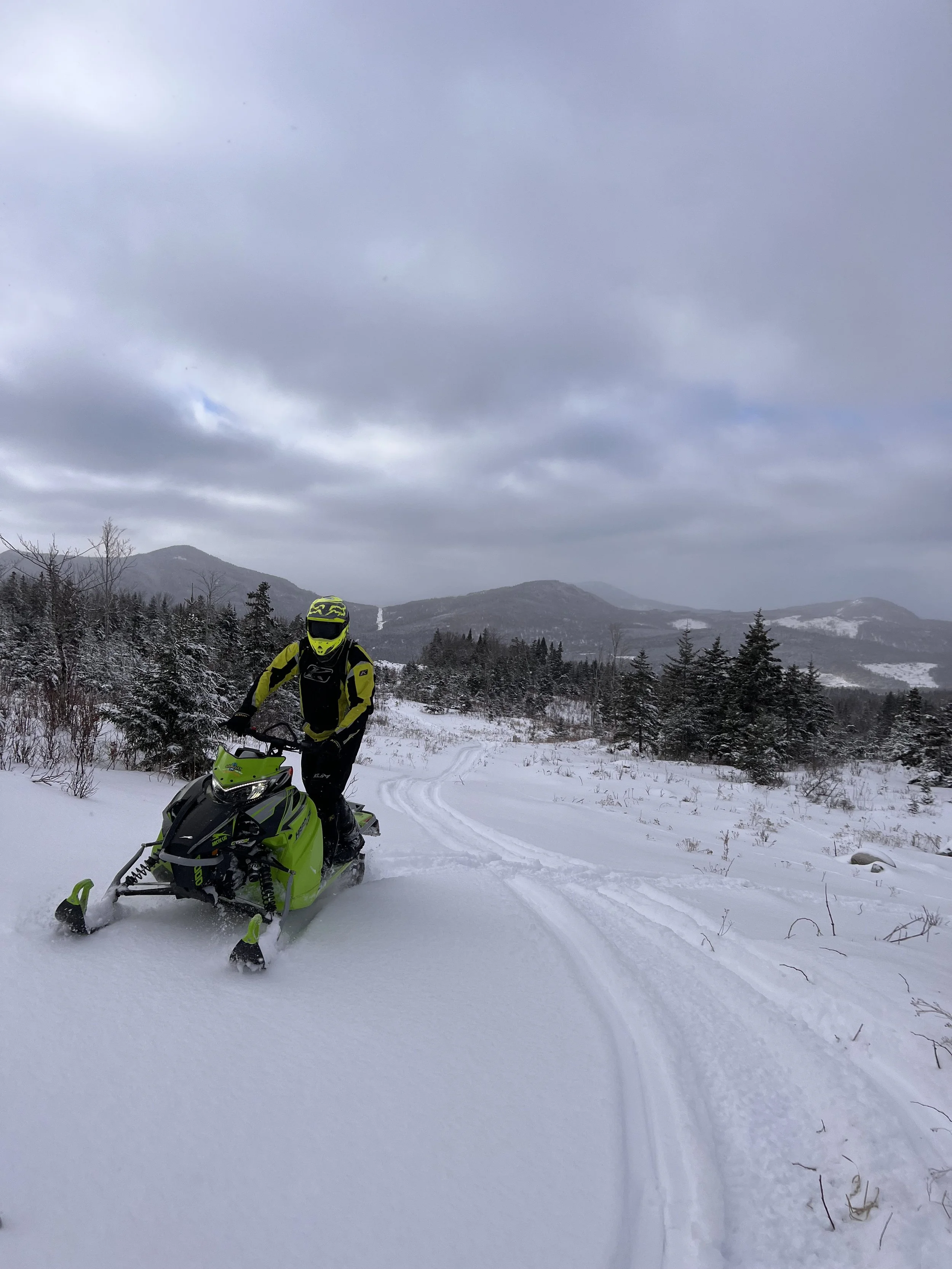 Snowmobiling — Jackman Maine