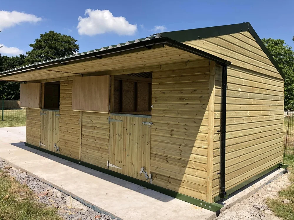 Stables on Skids | County Equestrian Buildings | Staffordshire & Shropshire
