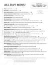 Menu — Masonmill Perth Hills
