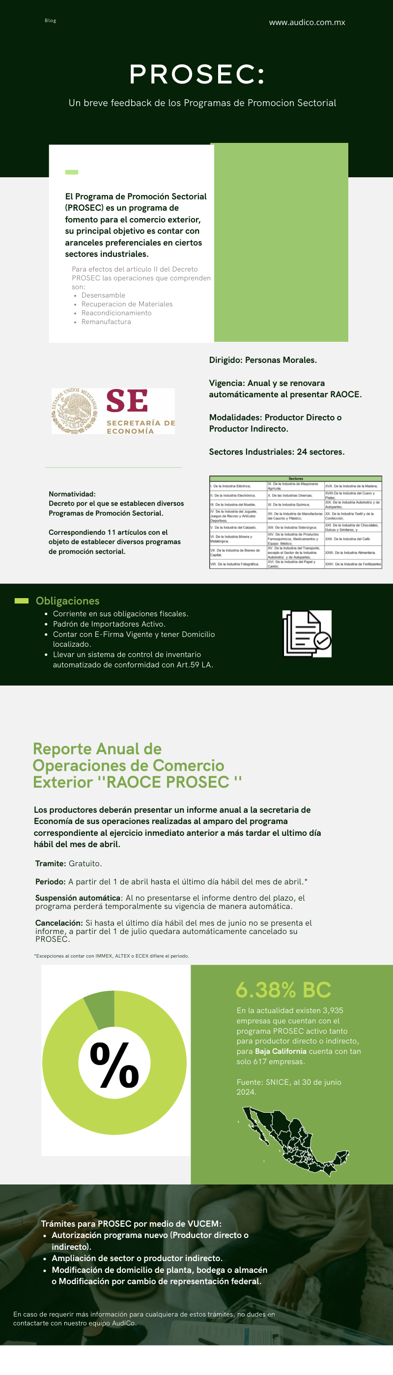 Un breve feedback de generalidades de PROSEC — AudiCo | Firma Líder en ...