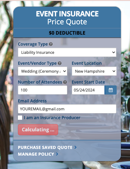 Event Insurance — The Venues at The Factory - Industrial Wedding Venue ...