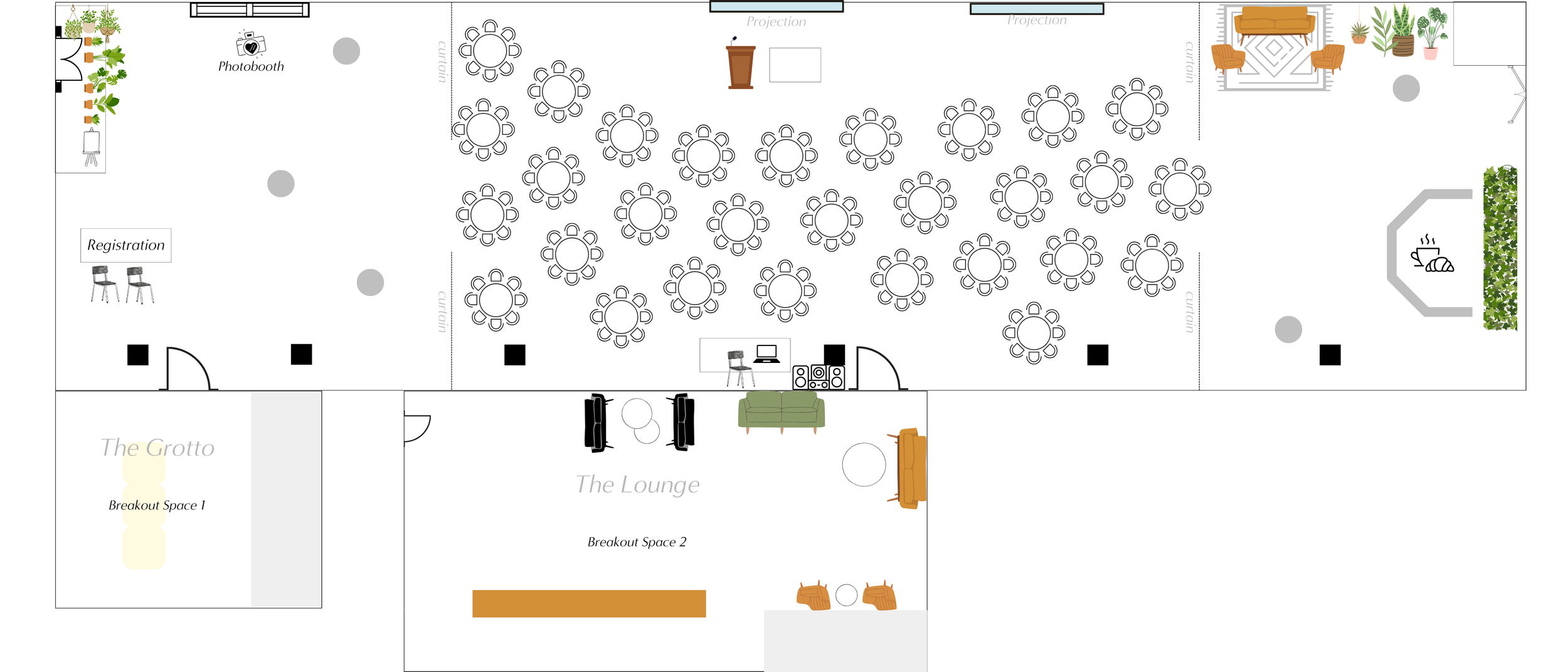 Floor Plans — The Venues at The Factory - Industrial Wedding Venue ...