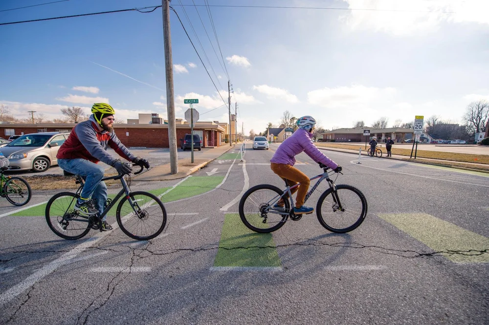 Springdale Protected Bike Lanes Pilot Project — Trailblazers