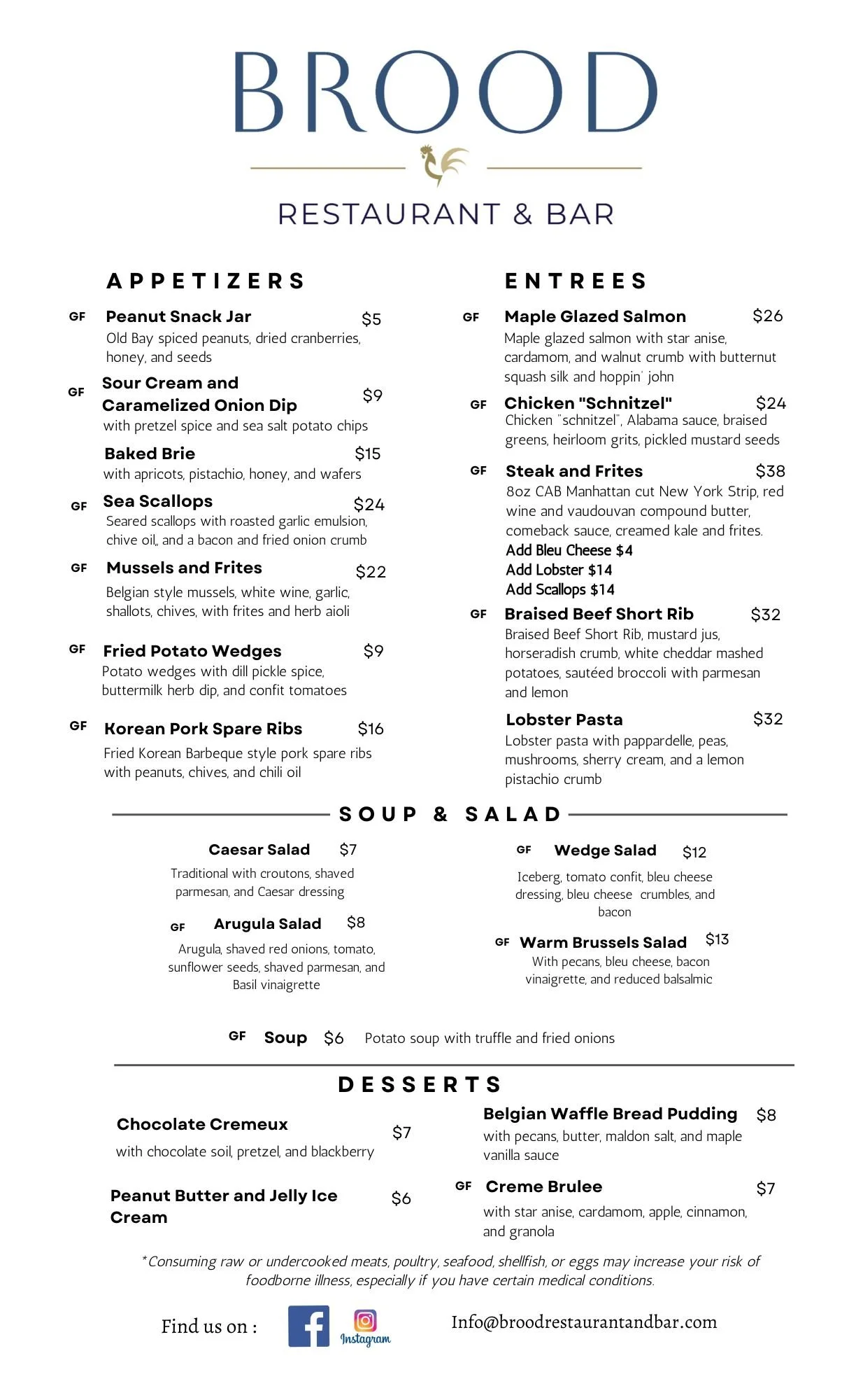 Eat — Brood Restaurant and Bar